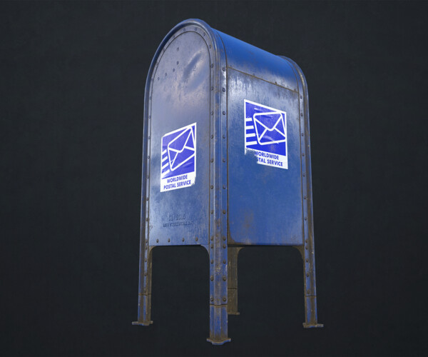 ArtStation - Mailbox - Low Poly | Game Assets