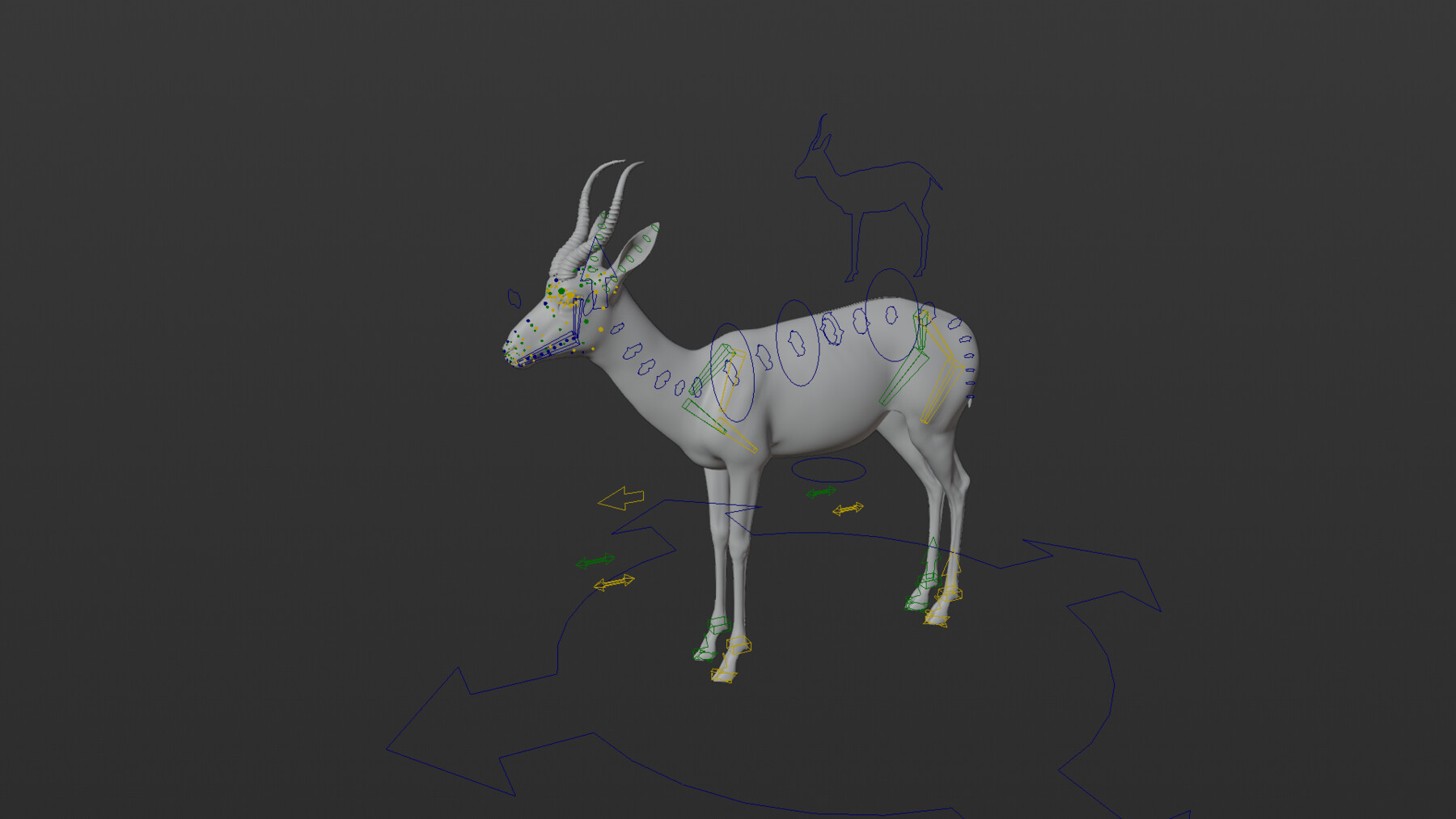 ArtStation - 3D Animal | Springbok Animated | Resources