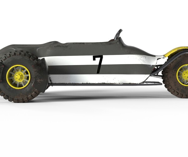 ArtStation - Dune buggy car with 4 skins 3D | Game Assets