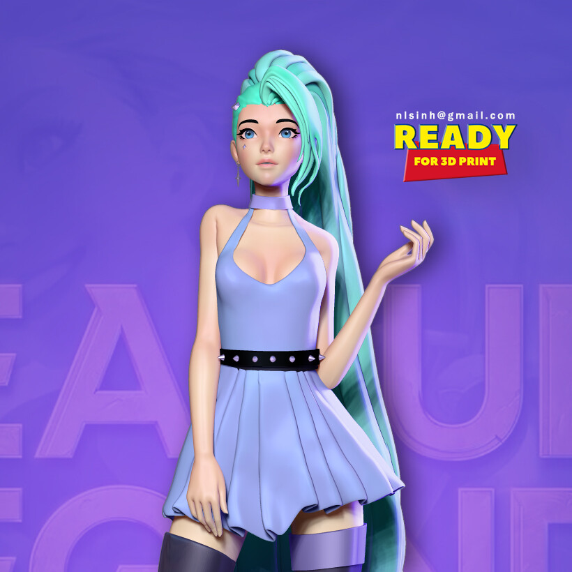 ArtStation - Seraphine - League of Legends Fanart | Resources