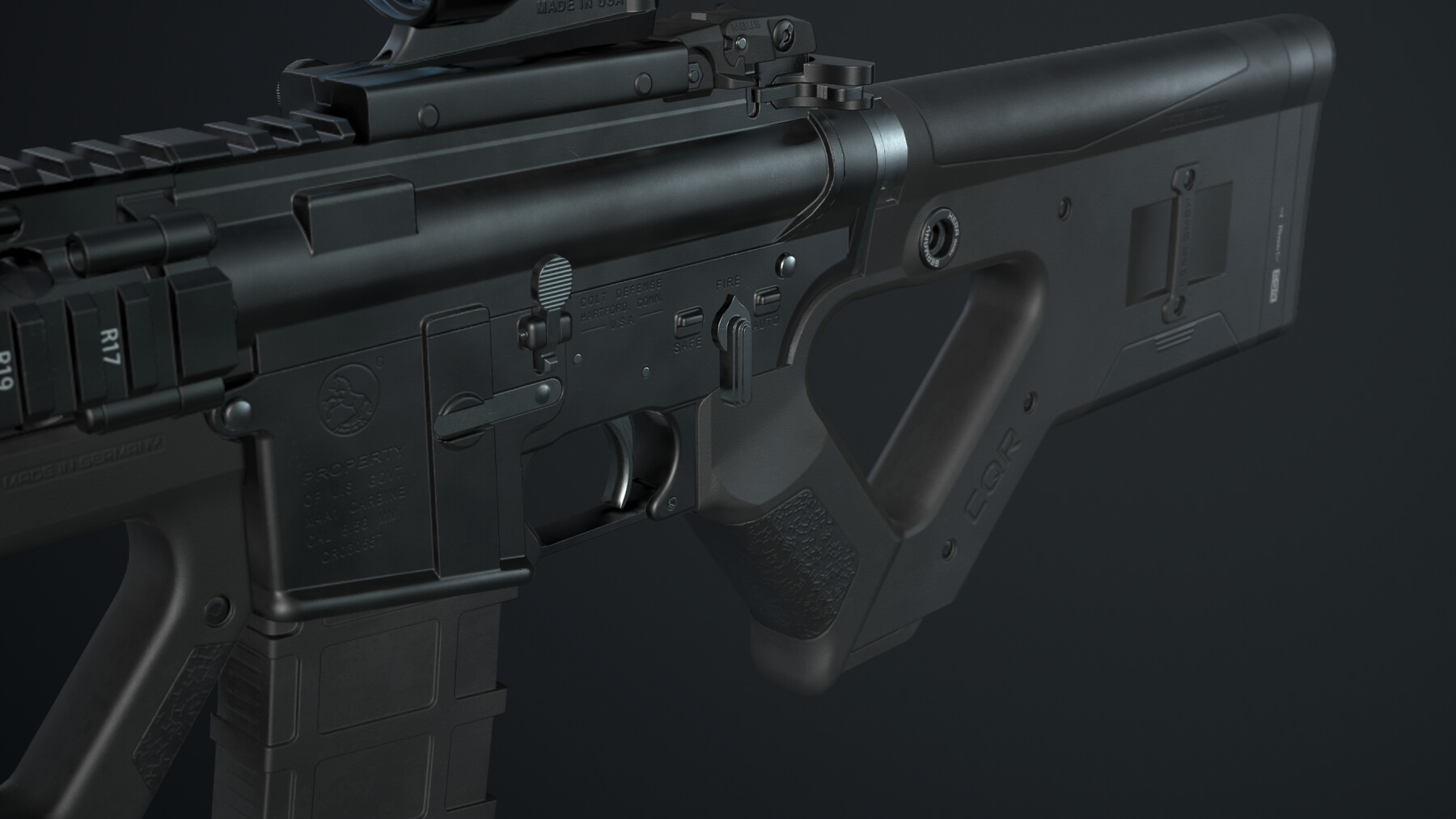 ArtStation - M4A1 Custom-02 Modular | Game Assets