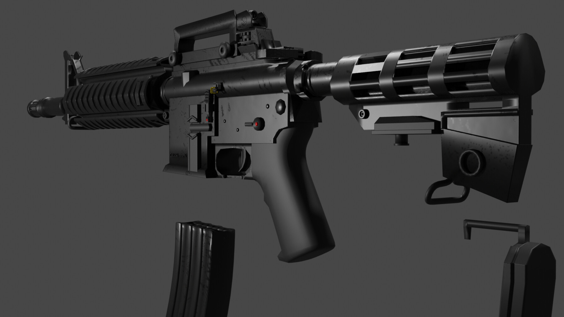 ArtStation - m4A1 | Game Assets