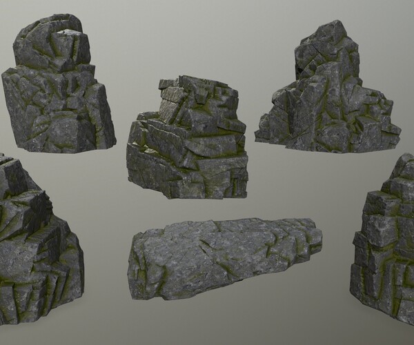 ArtStation - Rock Set | Game Assets