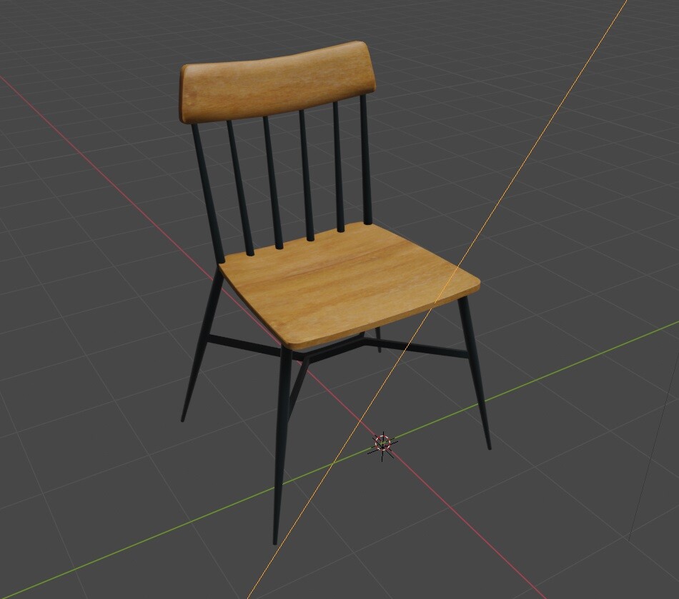 ArtStation - Side Chair 3D Model | Game Assets