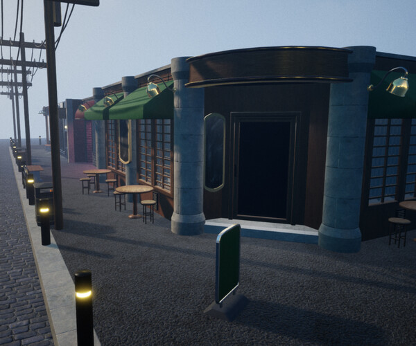 ArtStation - Stores Vol 1 For Unreal Engine | Game Assets