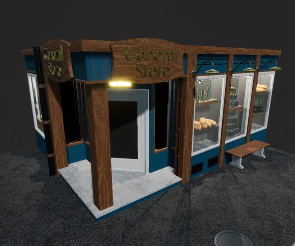 ArtStation - Stores Vol 1 For Unreal Engine | Game Assets