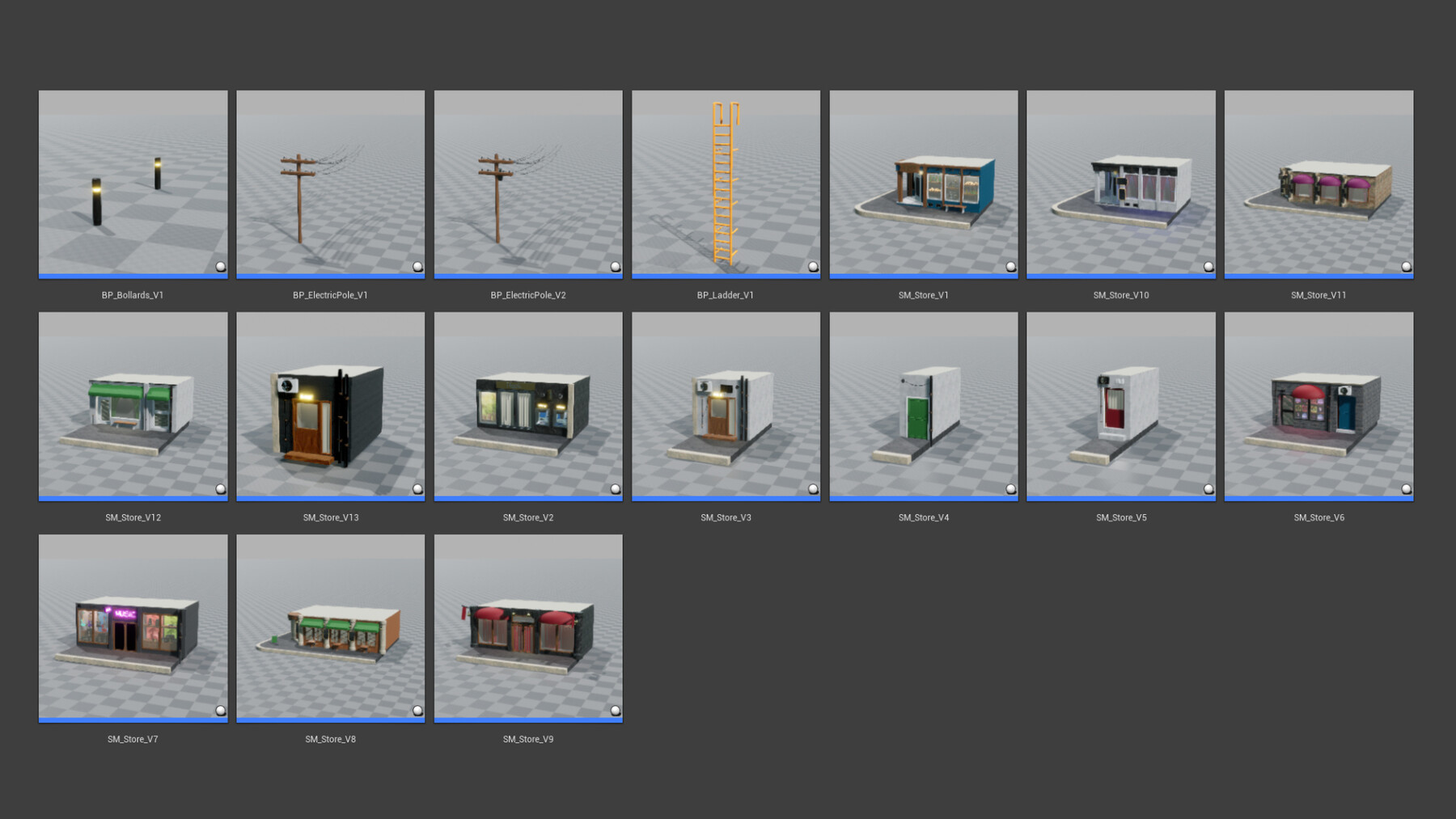 ArtStation - Stores Vol 1 For Unreal Engine | Game Assets