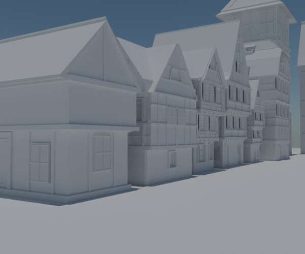 ArtStation - Village Building Asset Pack 1 | Game Assets