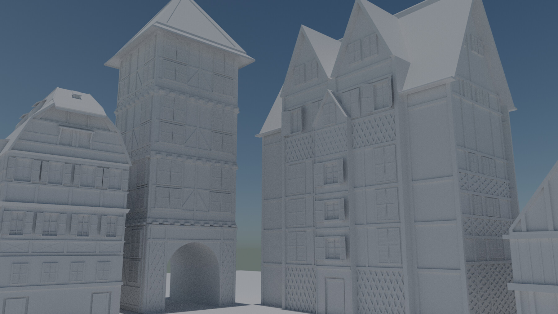 ArtStation - Village Building Asset Pack 1 | Game Assets