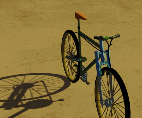 ArtStation - bicicleta low-poly | Resources
