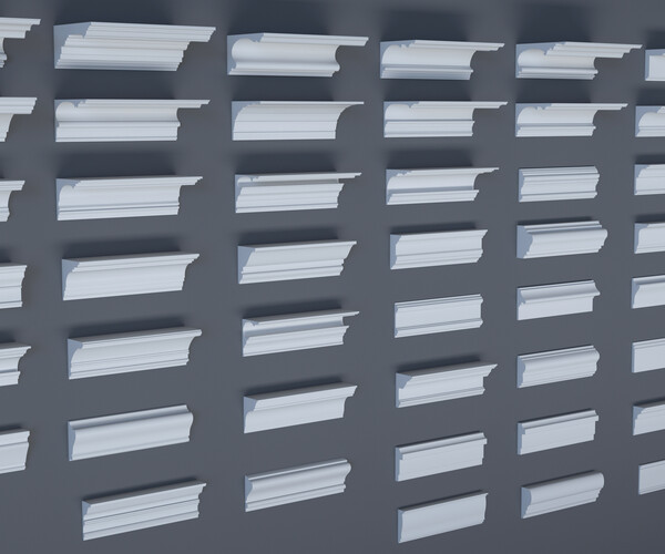 ArtStation - Cornice Collection - 1 - 50 pieces | Resources