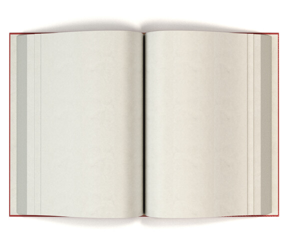 ArtStation - Empty open book | Resources