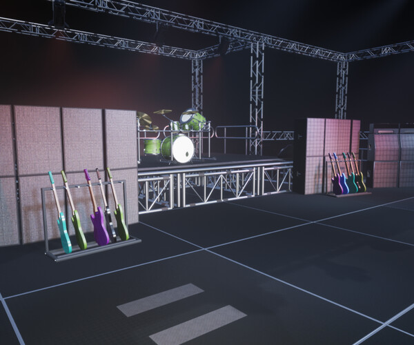 ArtStation - Stage Vol 1 For Unreal Engine | Game Assets