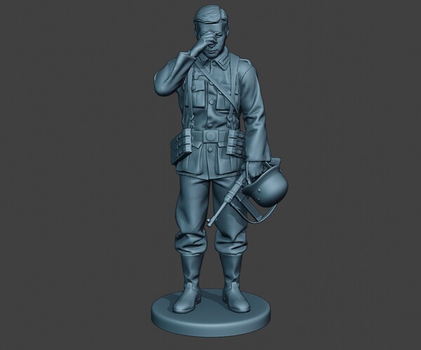 ArtStation - German soldier ww2 Crying G6 | Resources