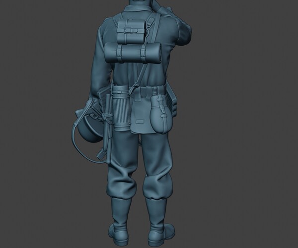 ArtStation - German soldier ww2 Crying G6 | Resources