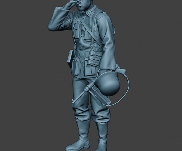 ArtStation - German soldier ww2 Crying G6 | Resources