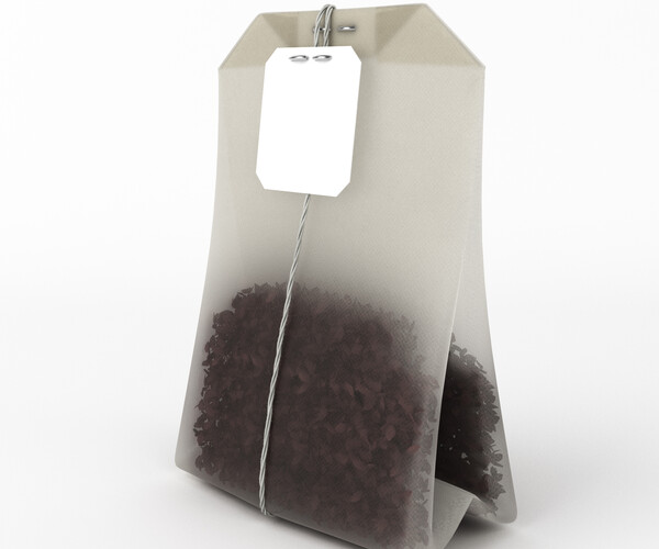 ArtStation - detailed model of paper tea bag | Resources