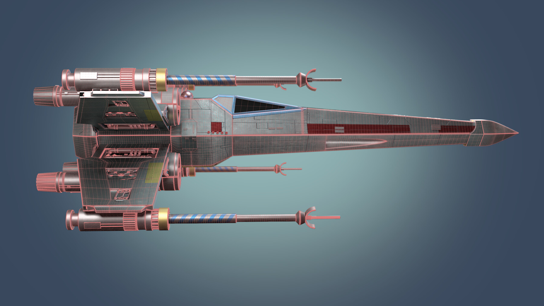 ArtStation - Star Wars X WING Fighter with Rigged | Resources
