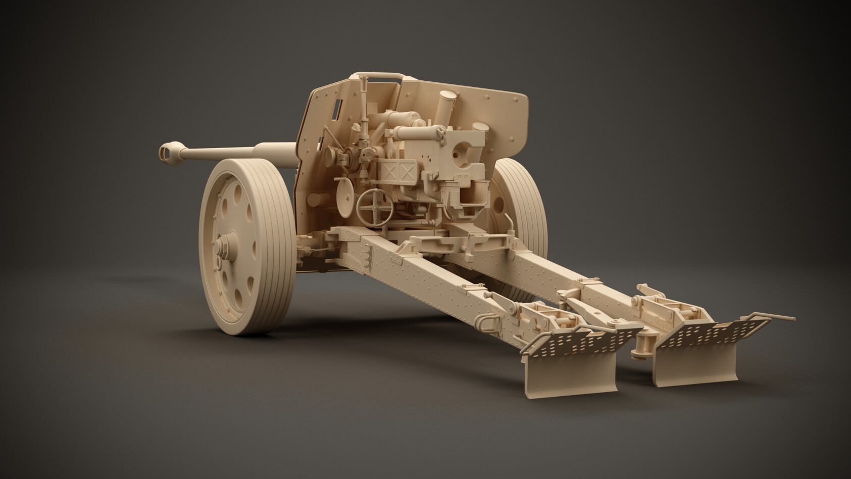 ArtStation - 88 mm Pak 4341 | Resources