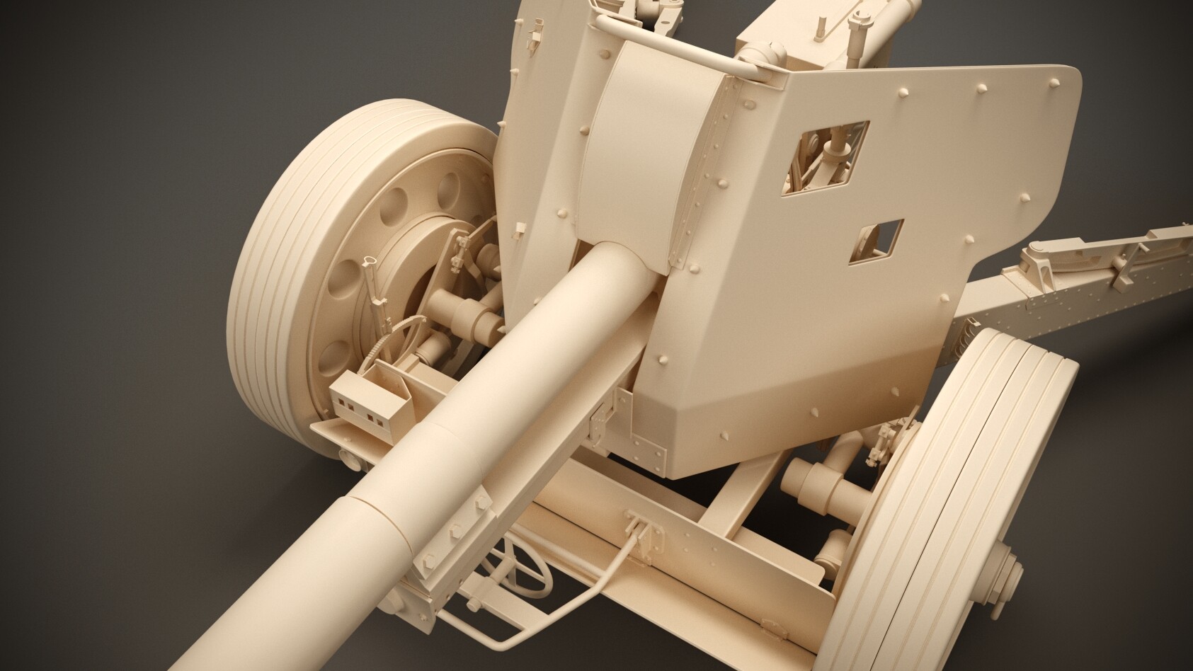 ArtStation - 88 mm Pak 4341 | Resources