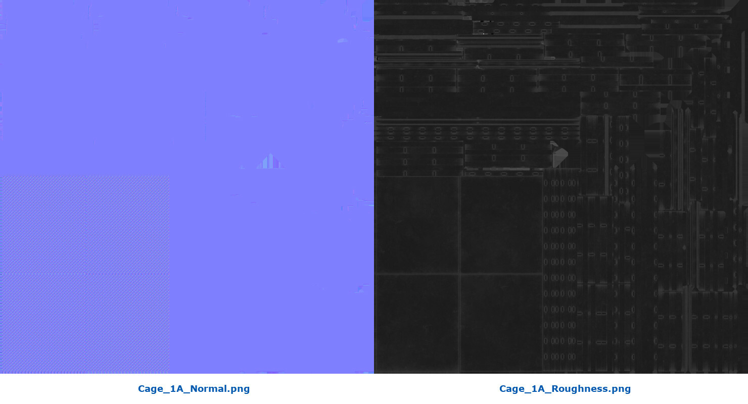 ArtStation - Cage 1A | Game Assets