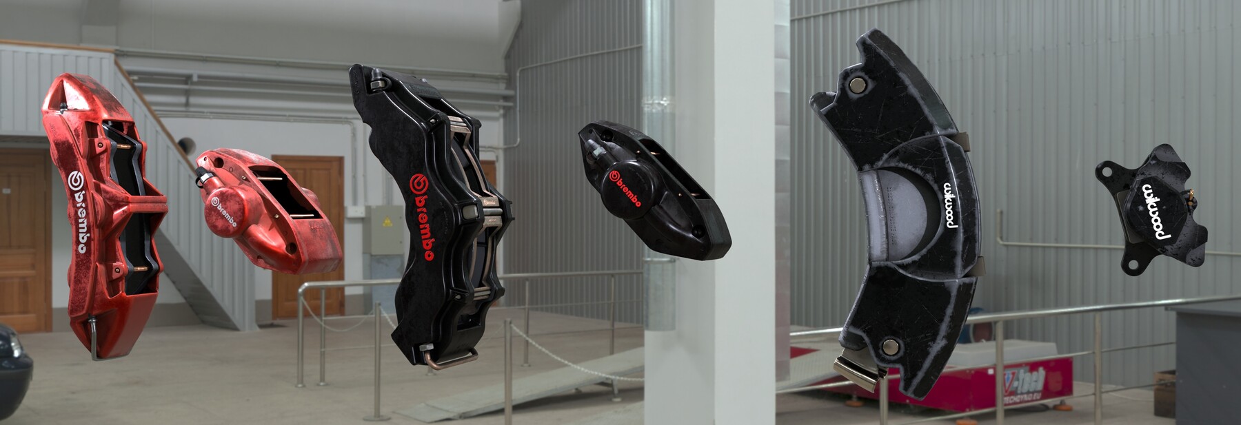 ArtStation - Brake system Pack | Game Assets