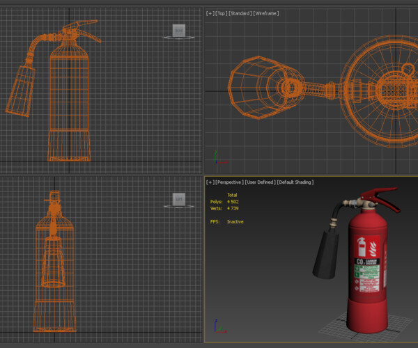 ArtStation - CO2 fire extinguisher | Resources
