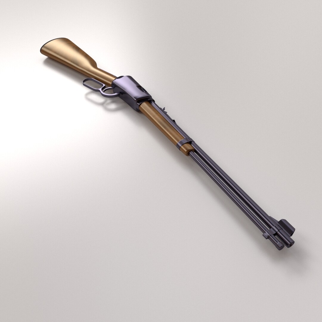 ArtStation - Henry Lever Action Rifle | Game Assets