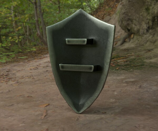 ArtStation - Sword and Shield Low Poly Game Ready | Game Assets