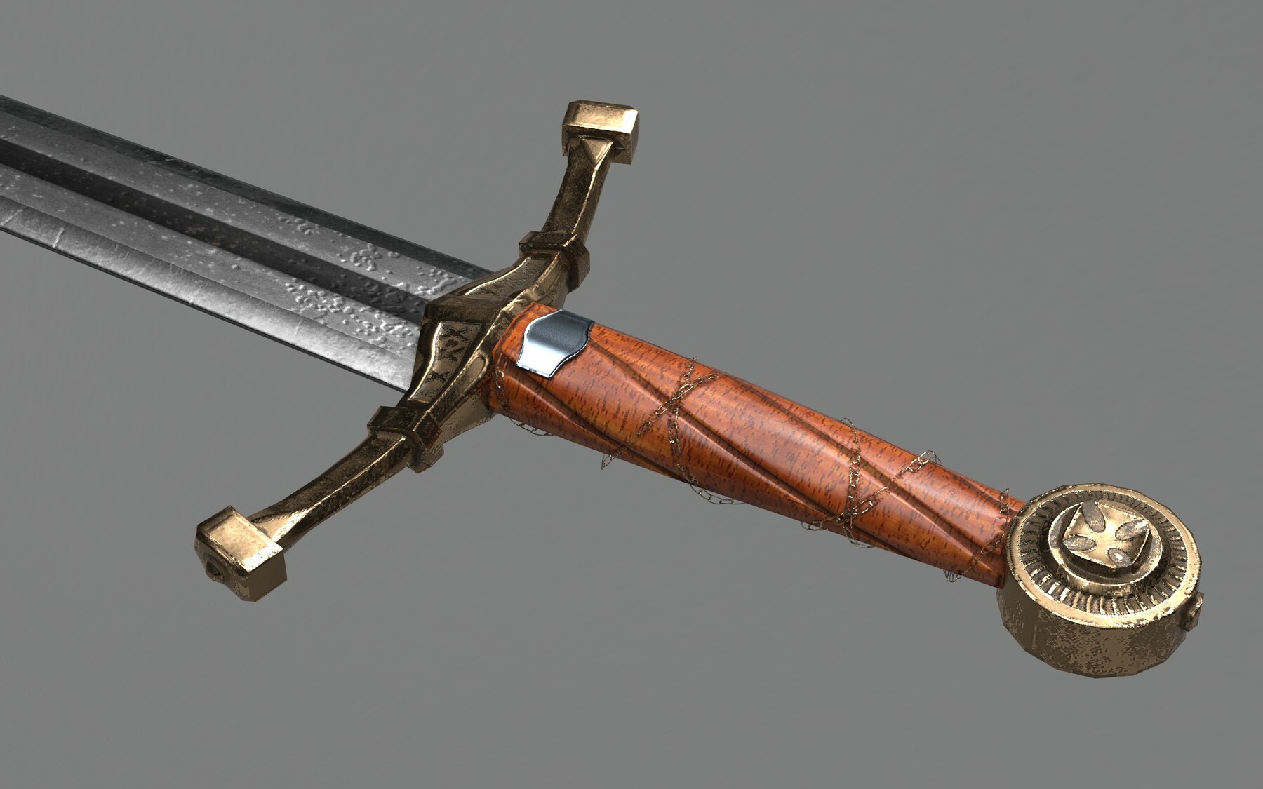 ArtStation - Sword and Shield Low Poly Game Ready | Game Assets