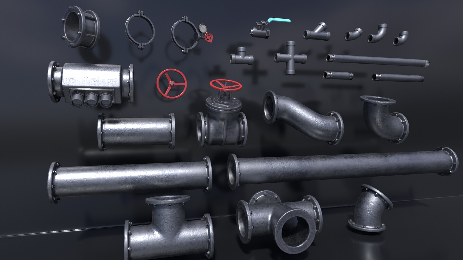 ArtStation - Pipe Kit | Game Assets