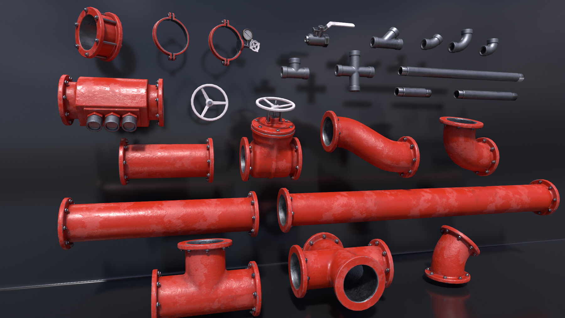ArtStation - Pipe Kit | Game Assets