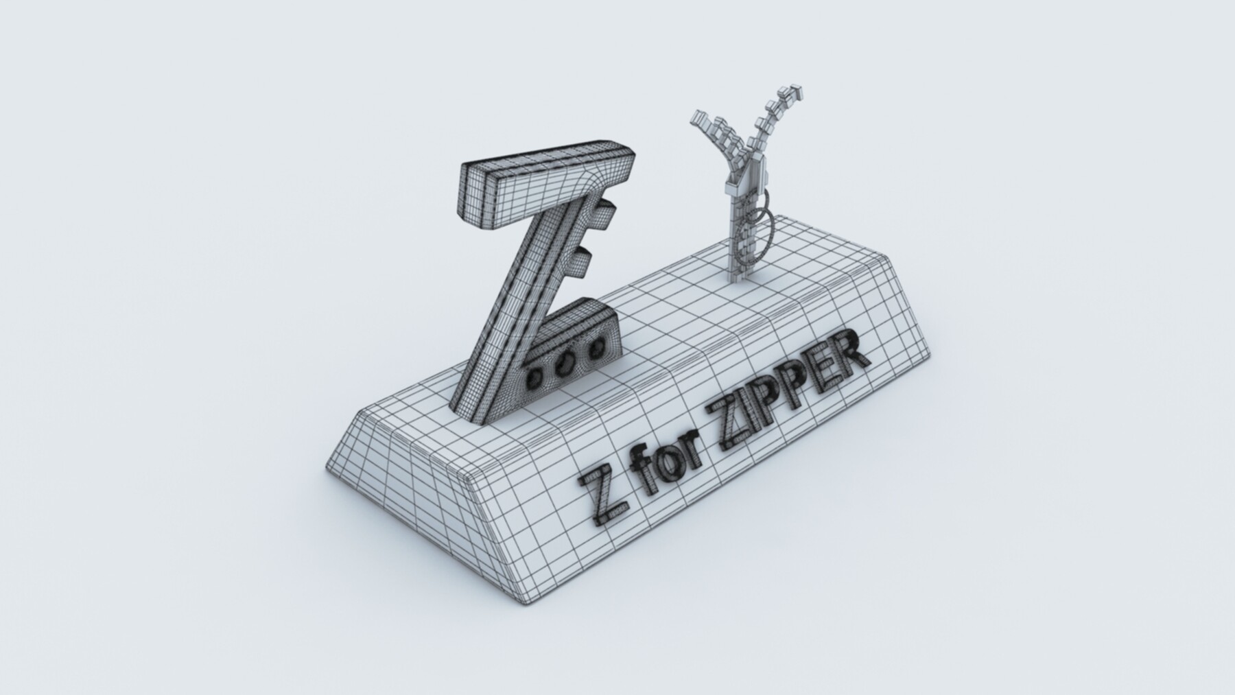 ArtStation - Z for Zipper Model | Resources