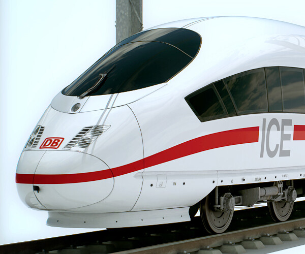 ArtStation - High Speed Train ICE 3 Siemens Velaro | Game Assets