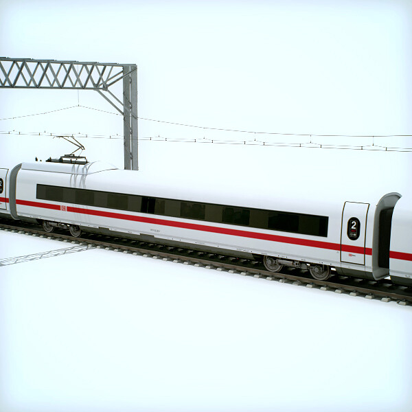 ArtStation - High Speed Train ICE 3 Siemens Velaro | Game Assets