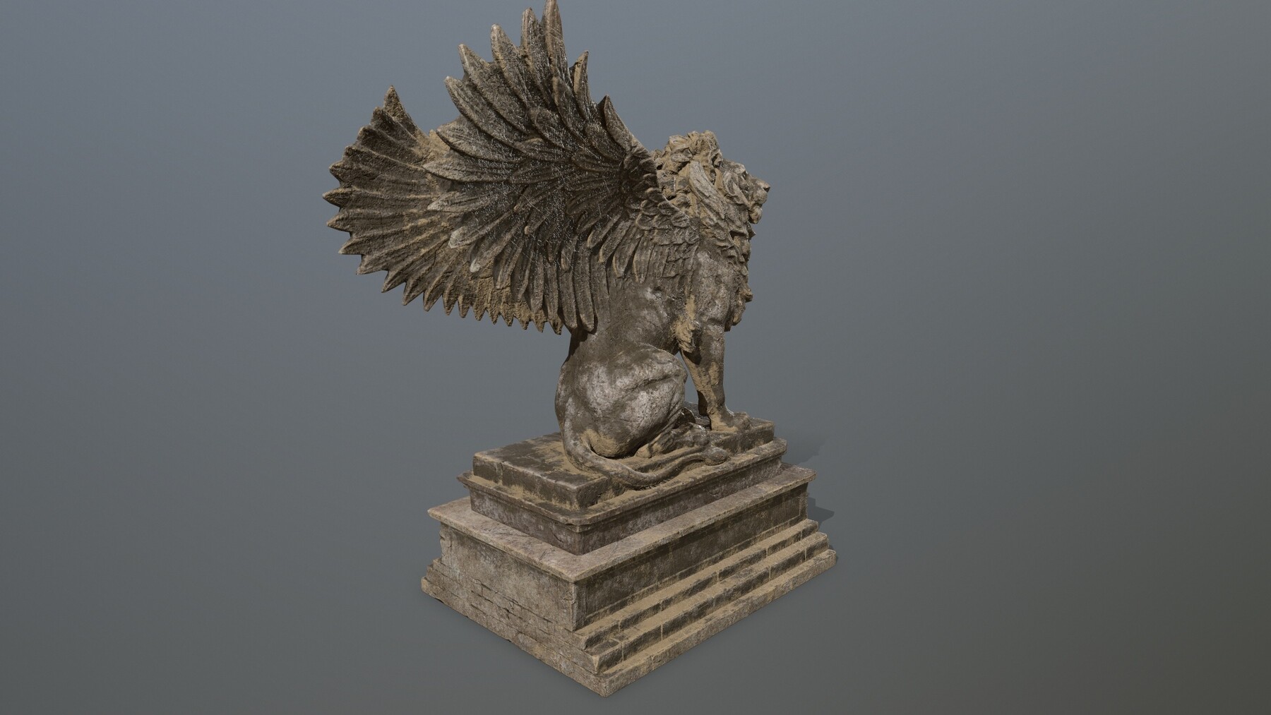 ArtStation - lion statue | Game Assets