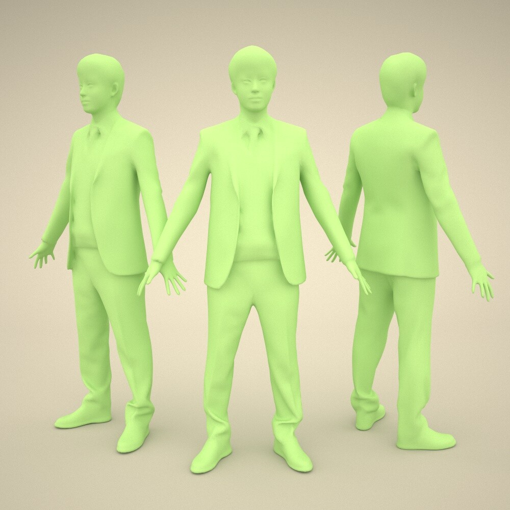 ArtStation - Animated 3D-people 104_Sota | Resources