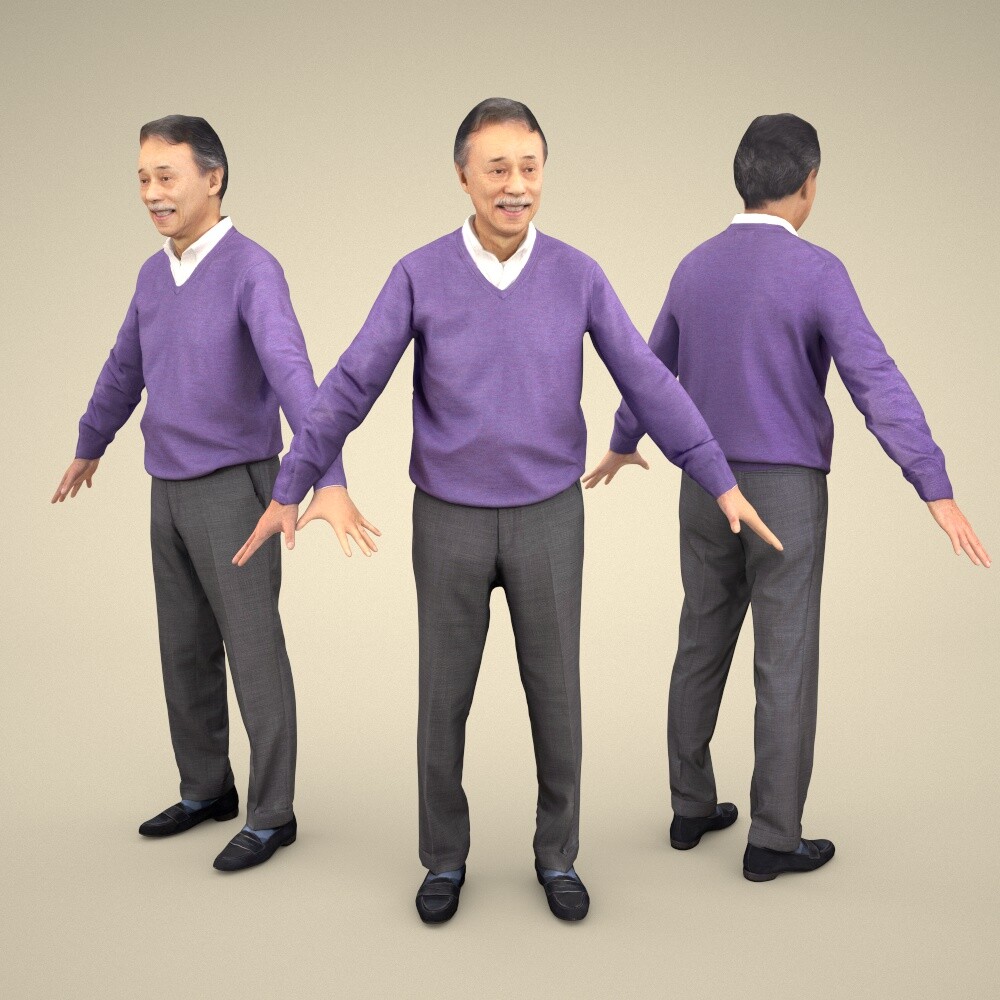 ArtStation - Animated 3D-people 048_Ken | Resources
