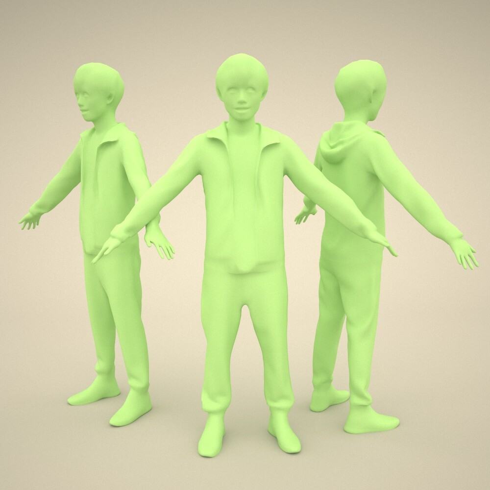 ArtStation - Animated 3D-people 040_Toru | Resources