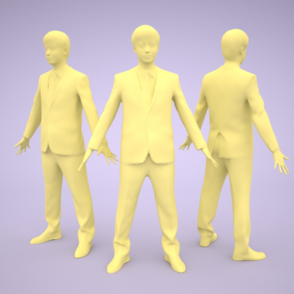 ArtStation - Animated 3D-people 102_Sota | Resources