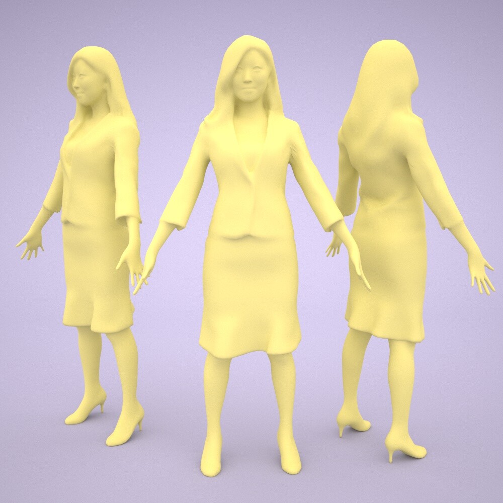 ArtStation - Animated 3D-people 056_Mao | Resources