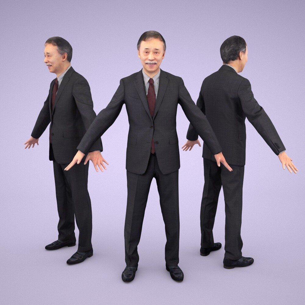 ArtStation - Animated 3D-people 046_Ken | Resources