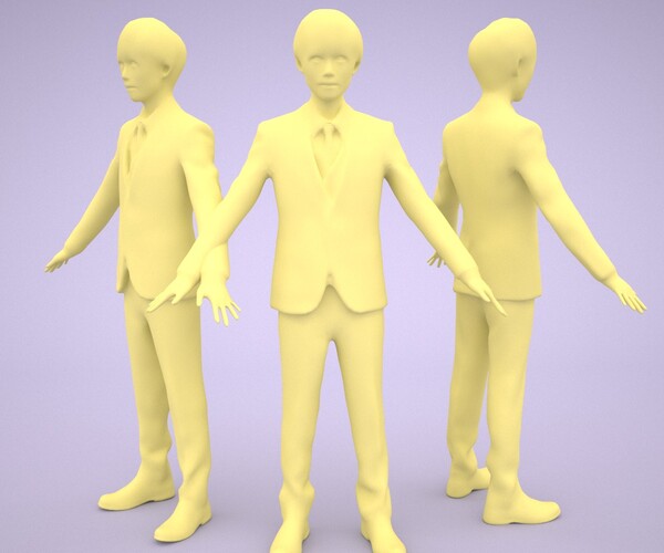 ArtStation - Animated 3D-people 032_Toru | Resources