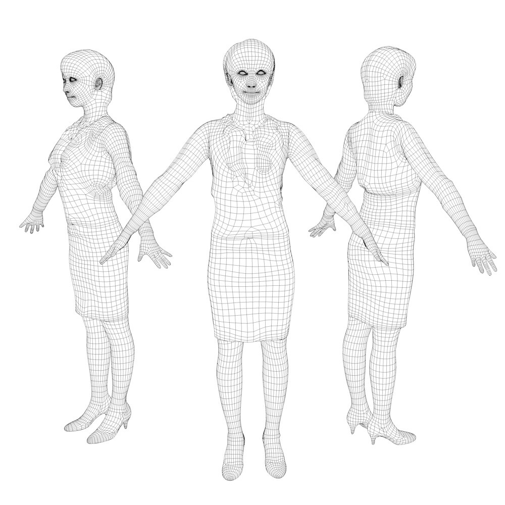 ArtStation - Animated 3D-people 030_Haru | Resources