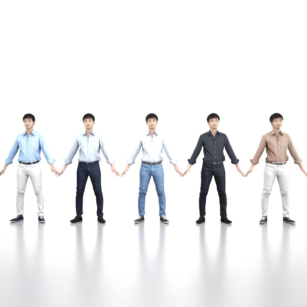 ArtStation - Animated 3D-people 110_Sota | Resources