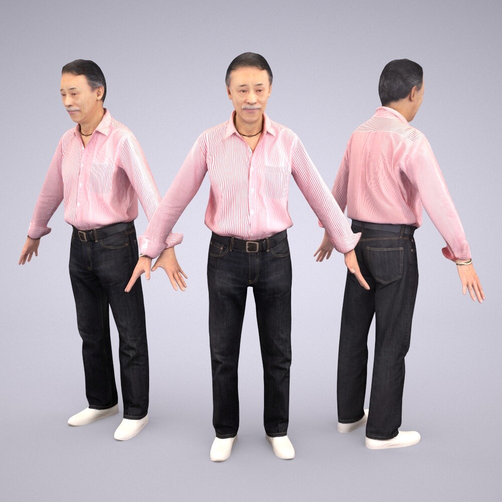 ArtStation - Animated 3D-people 042_Ken | Resources