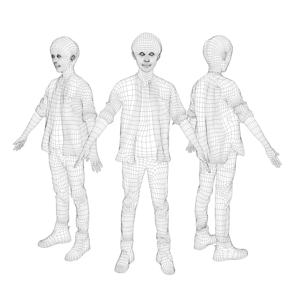 ArtStation - Animated 3D-people 034_Toru | Resources