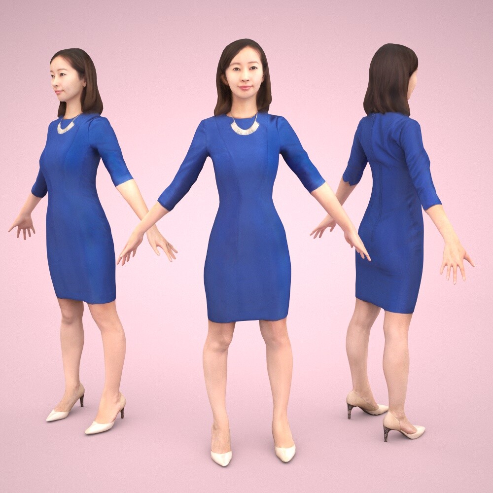 ddd 3D - Animated 3D-people 096_Aya