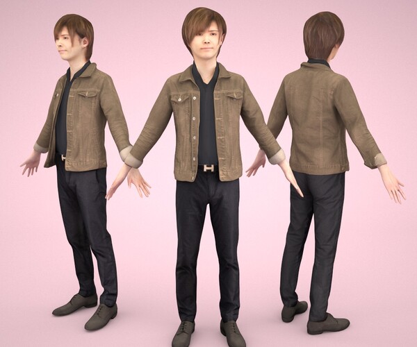 ArtStation - Animated 3D-people 088_Ren | Resources