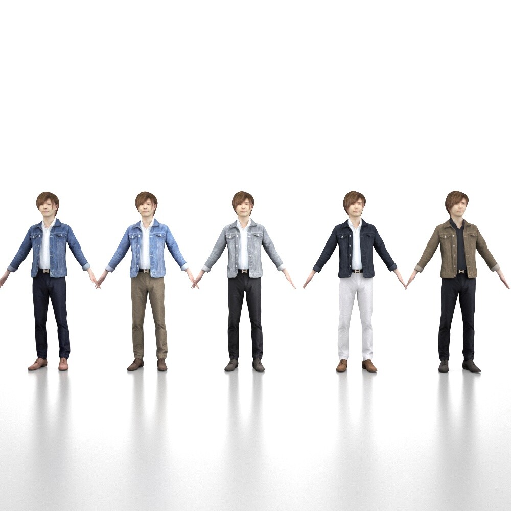 ArtStation - Animated 3D-people 088_Ren | Resources